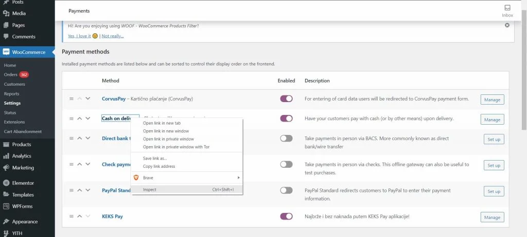 How to disable Payment Gateway by Country - Woocommerce | WooWiki | Woo ... How to disable Payment Gateway by Country - Woocommerce | WooWiki | Woo ...